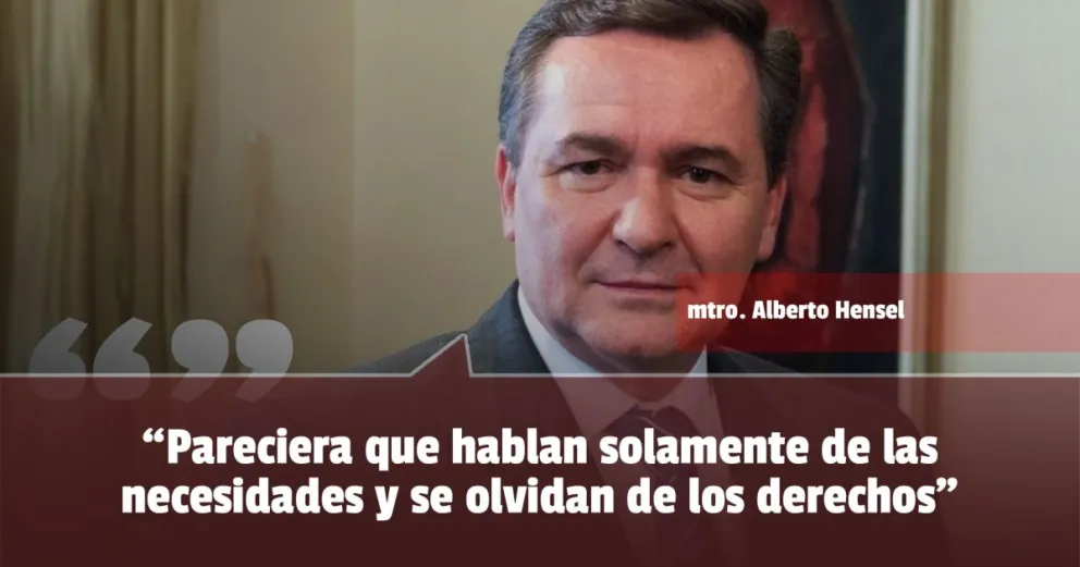 Hensel le respondió a Orrego sobre las críticas de la moratoria ...