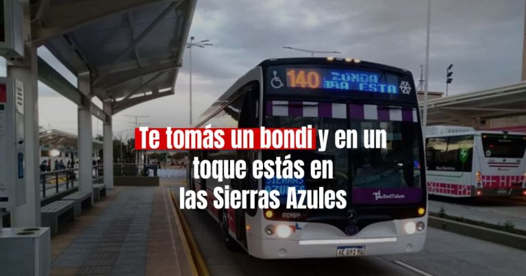 ¿Vas a las Sierras Azules? La RedTulum te lleva | 0264Noticias